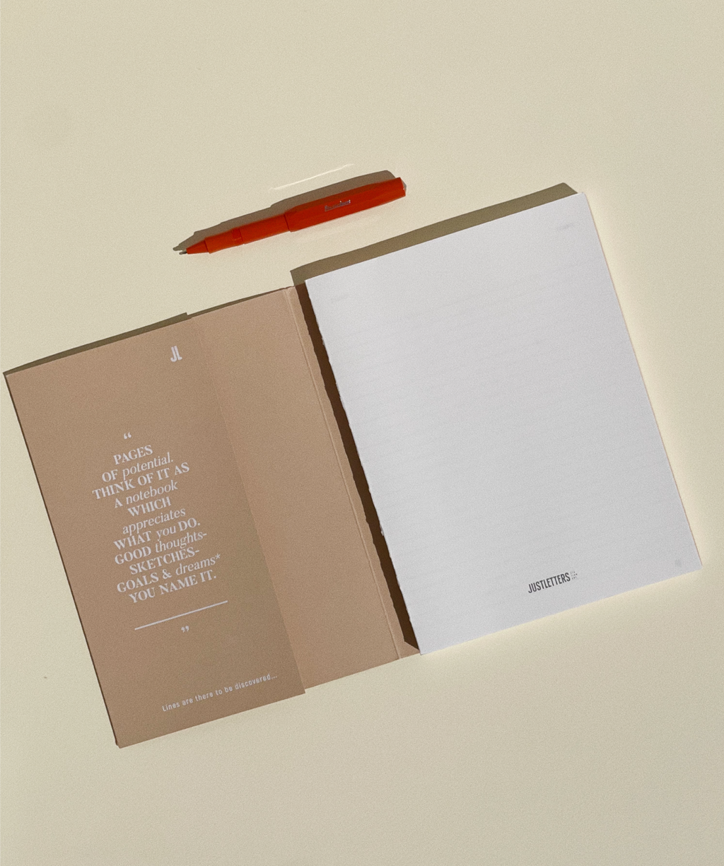 Just another notebook in stone – Justlettersstationery